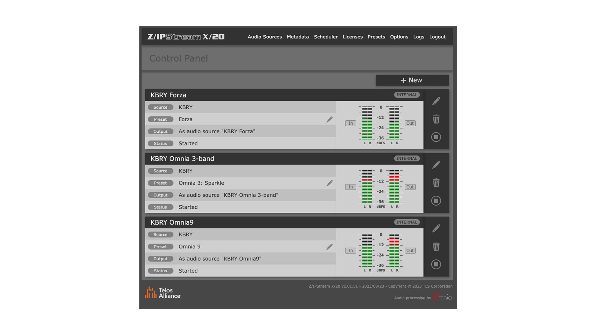 Telos Alliance | Omnia Forza Software Audio Processor